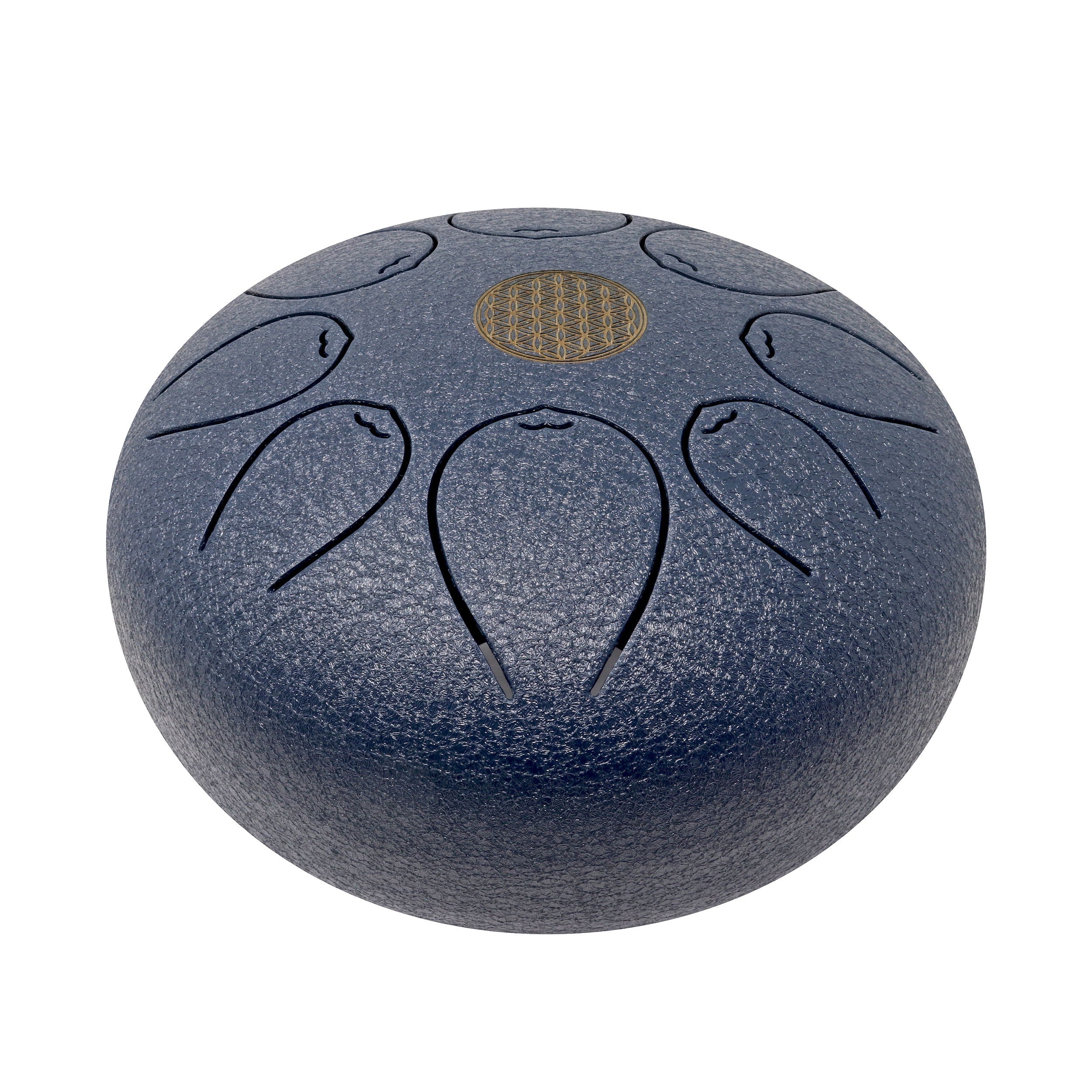 20cm Pentatonic Steel Singing Drum - Metal Dark Blue – Harmonic Life
